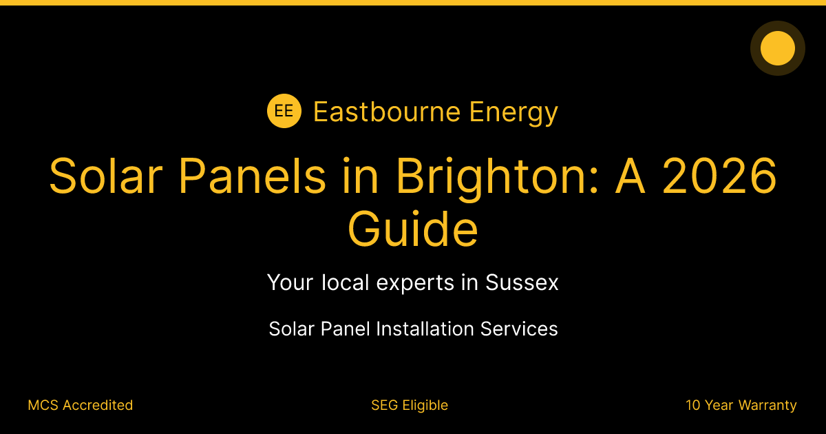 Solar Panels in Brighton: A 2026 Guide | Eastbourne Energy